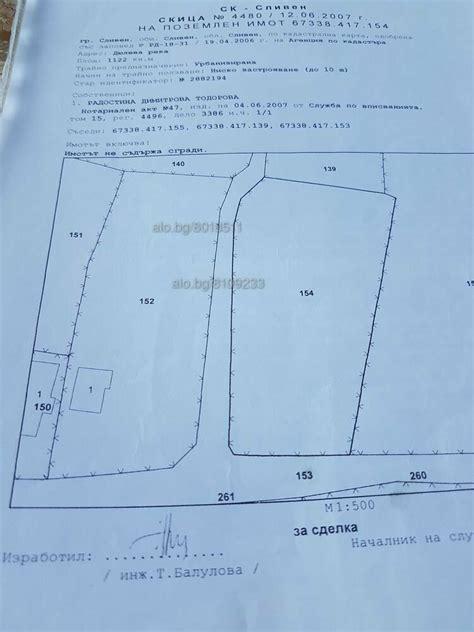 Сливен Продава парцел Продажба 1200 кв м В регулация УПИ Без ток Без вода Парцели за застрояв