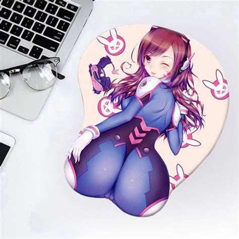 Buy Wholesale China Ergonomic Design 3d Sexy Gel Anime Mouse Pad With