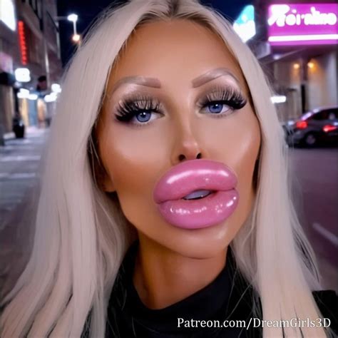 Meet My Urban Bimbo Big Lips Botox And Platinum Hair R