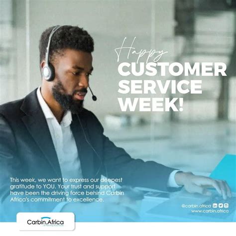 Carbin Africa On Linkedin Celebrating Customer Service Week Our