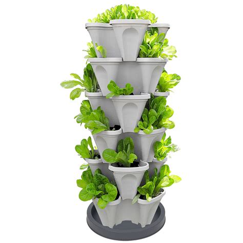 China Diy Stackable Planters Vertical Strawberry Planter Manufacturer And Supplier Yubo