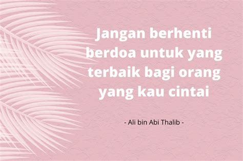 40 Kata Kata Ali Bin Abi Thalib Tentang Cinta Penuh Makna Dan Menyentuh