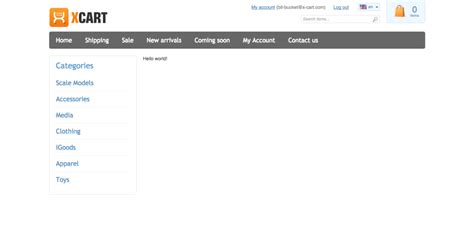 creating new page x cart 5 4 and early developer documentation
