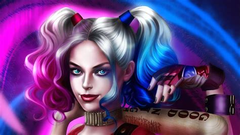 Download Twintails Blue Eyes Lipstick Face Baseball Bat Dc Comics Comic