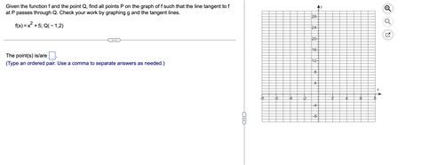 Solved Given The Function F ﻿and The Point Q ﻿find All