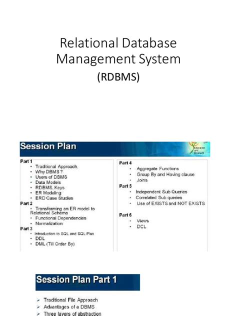Rdbms 1 Pdf Database Transaction Database Schema