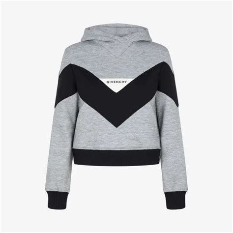 纪梵希 Givenchy 女士 撞色人字纹饰带卫衣 Bwj00230dl 027 小迈步海淘品牌官网