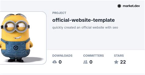 Official Website Template Ecosystem Directory Marketdev
