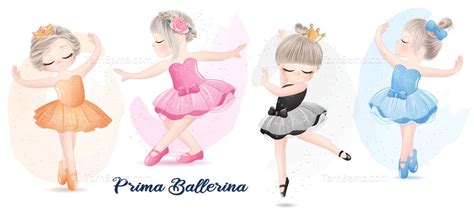 وکتور دختر فانتزی در حال رقص