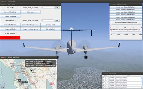 Screenshot Of A Simulated Flight Download Scientific Diagram