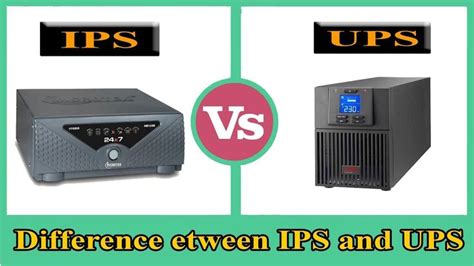 Ips Vs Ups Difference Etween Ips And Ups Types Of Electrical Wiring Solar Power System
