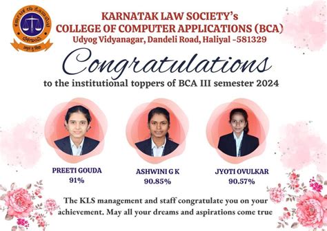 Bachelor Of Computer Applications Bca Kls