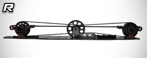 Red RC Arrowmax T Medius Mid Motor Chassis Conversion Kit