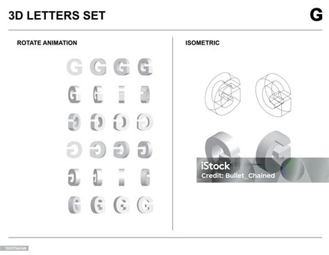 3d G 알파벳 문자 세트 애니메이션 Isometric 와이어 프레임 벡터 3차원 형태에 대한 스톡 벡터 아트 및 기타 이미지 3차원 형태 대문자 돌기 Istock