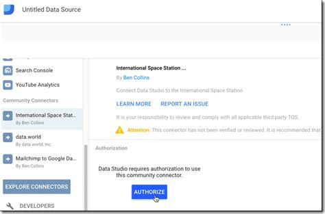 Community Connectors Native Data Connectors For Google Data Studio