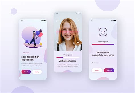 Facial Recognition App Concept Behance