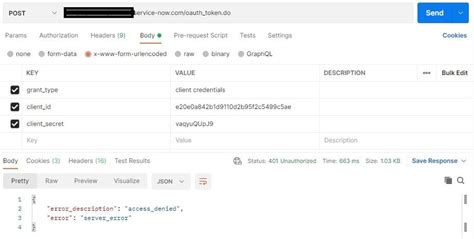 Solved Re Grant Type Client Credentials Must For Oauth2 Servicenow Community