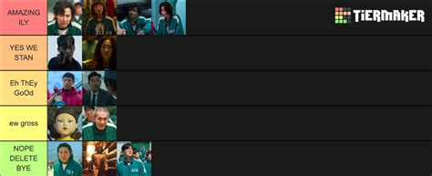 Squid Game Characters Tier List Community Rankings Tiermaker
