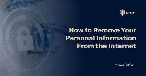 Personal Data Deletion From The Web Remove Your Personal Information From The Internet