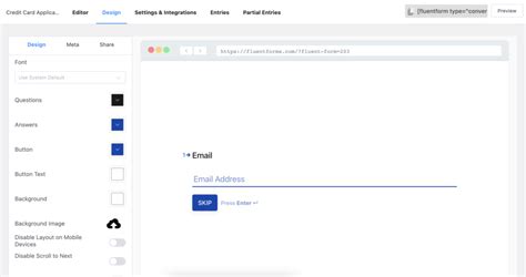 How To Create A Credit Card Application Form In Wordpress Fluent Forms