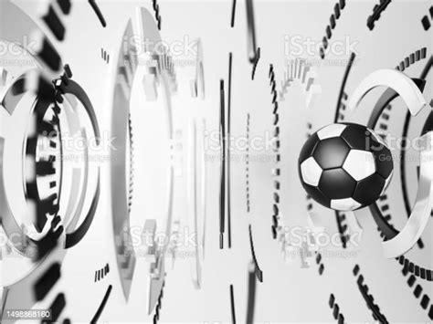 축구 공 3d 개체입니다 3d 그림입니다 그래픽 배경 요소입니다 스포츠 추상적인 배경 3차원 형태에 대한 스톡 사진 및 기타