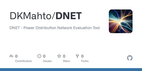 Github Dkmahtodnet Dnet Power Distribution Network Evaluation Tool