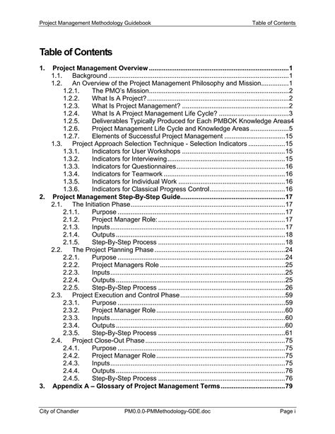 Project Management Methodology Guidelines Pdf