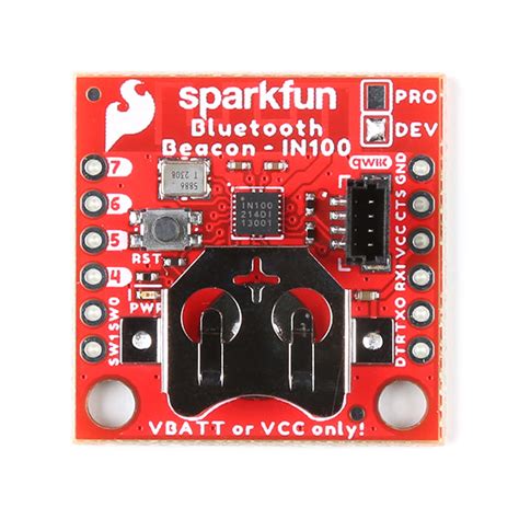 sparkfun nanobeacon lite board in100