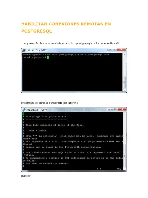 PDF Habilitar Conexiones Remotas En Postgresql DOKUMEN TIPS