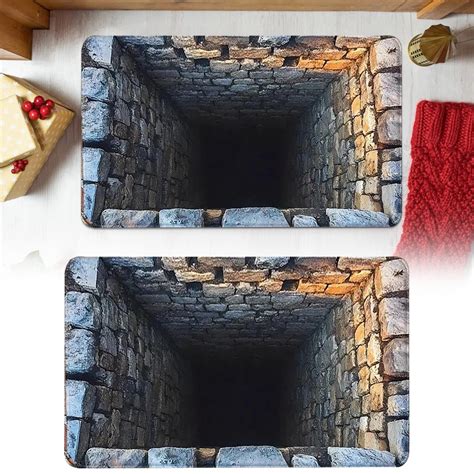 3d Optical Illusion Rug 3d Hole Rug Front Door Mat Non Slip Floor