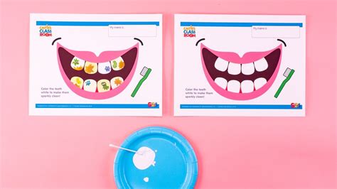 Toothbrushing Activity Banish The Germs Super Simple Worksheets Library