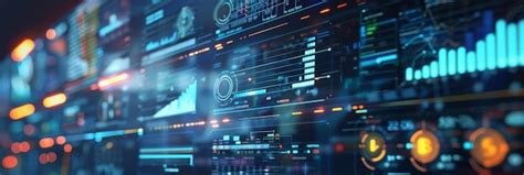 Premium Photo A Futuristic Computer Monitor Displaying An Abstract