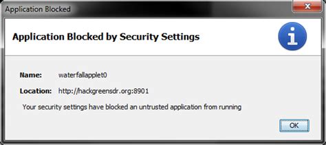 jre allowing unsigned java applications on all sites super user