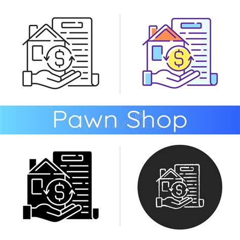 2 Color Collateral Concept Vector Icon Isolated Two Color Collateral Vector Sign Symbol