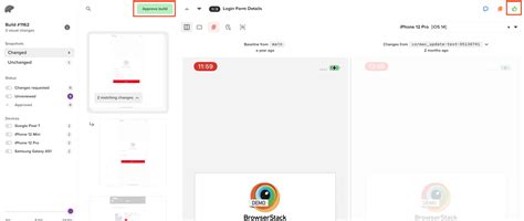 app percy approval workflow browserstack docs