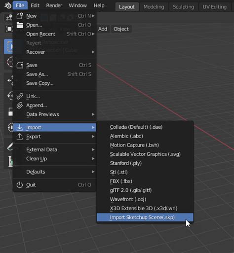 How To Import Sketchup Skp Files To Blender 29 • Blender 3d Architect