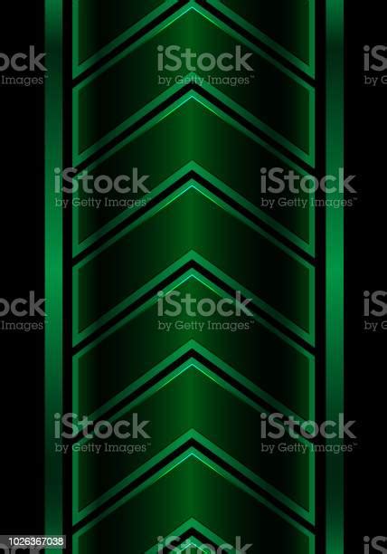 블랙 디자인 현대 럭셔리 미래 배경 벡터 일러스트 레이 션에 추상 녹색 금속 화살표 패턴입니다 0명에 대한 스톡 벡터 아트 및 기타 이미지 Istock
