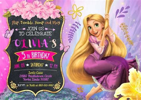 Pin En Rapunzel Fiesta