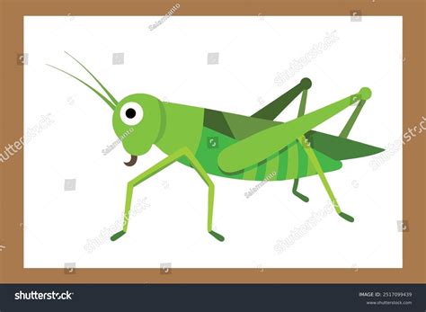 Grasshopper Vector Art Illustration Stock Vector Royalty Free 2517099439 Shutterstock