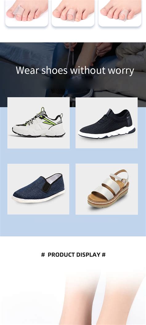 Badu Bg Силиконов коректор за пръстите на краката Грижа за краката Ортопедични разделители за