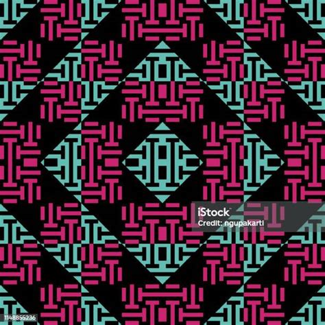 유행 다채로운 창조적 인 배경으로 패션 추상 직물 완벽 한 패턴입니다 패션 및 포장에 대 한 벡터 일러스트 레이 션 0명에 대한 스톡 벡터 아트 및 기타 이미지 Istock