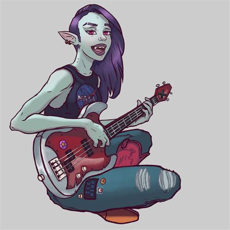Adventure Time Marceline Floating Adventure Time Marceline Floating