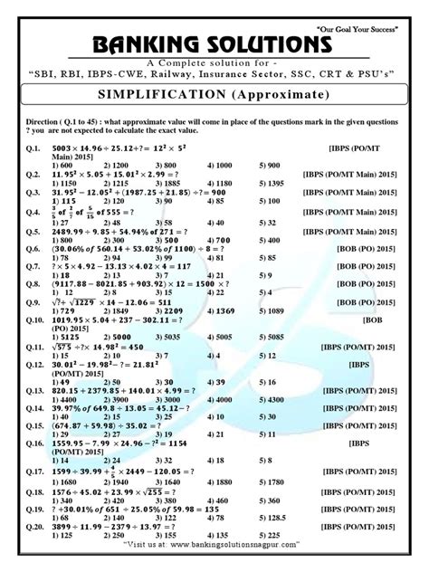 Simplification Sheet Pdf Pdf Teaching Mathematics