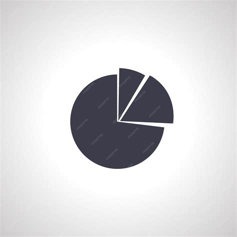 Premium Vector Pie Chart Icon Circle Segment Analyzing Diagram Icon