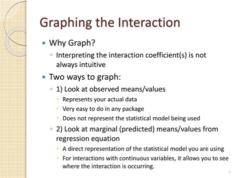 Ppt Graphical Exploration Of Statistical Interactions Powerpoint