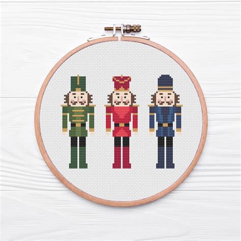 Nutcracker Cross Stitch Etsy