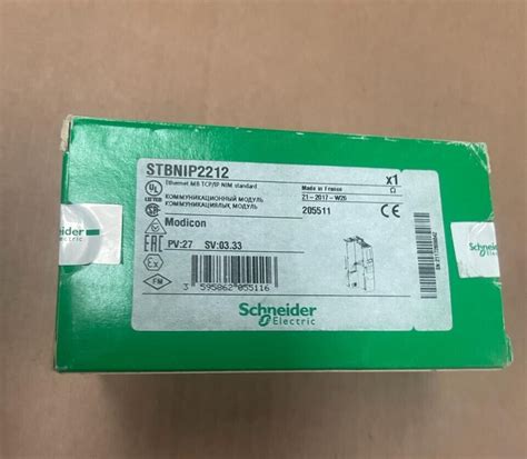 Schneider Electric Stbnip2212 Ethernet Mb Tcpip Nim Standard