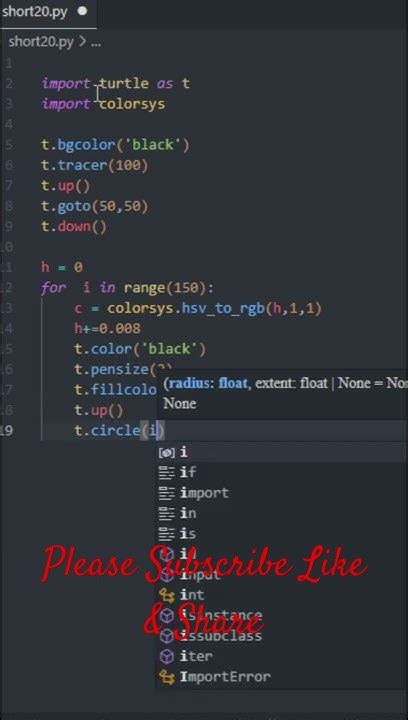 Python Turtle 1 Coding Shortsreelspython Codingfun Patterns Turtle Viralshort Youtube