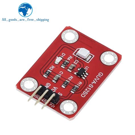 TZT UV Sensor Nm GUVA S SD Solar Ultraviolet Intensity Module DC V For Arduino