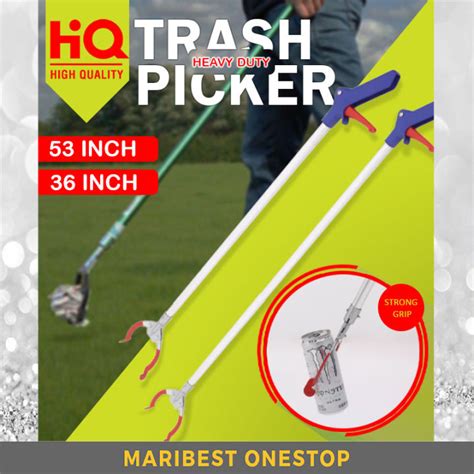 36 53 Inch Garbage Picker Heavy Duty Rubbish Reacher Grabber Picker 36 53 Inch Garbage Picker Heavy Duty Rubbish Reacher Grabber Picker